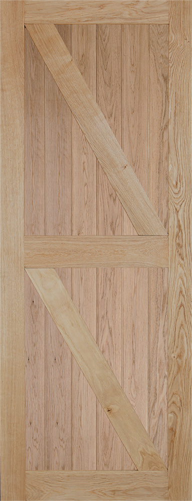 Solid Oak Button Bead Framed & Ledged | TimberStore UK